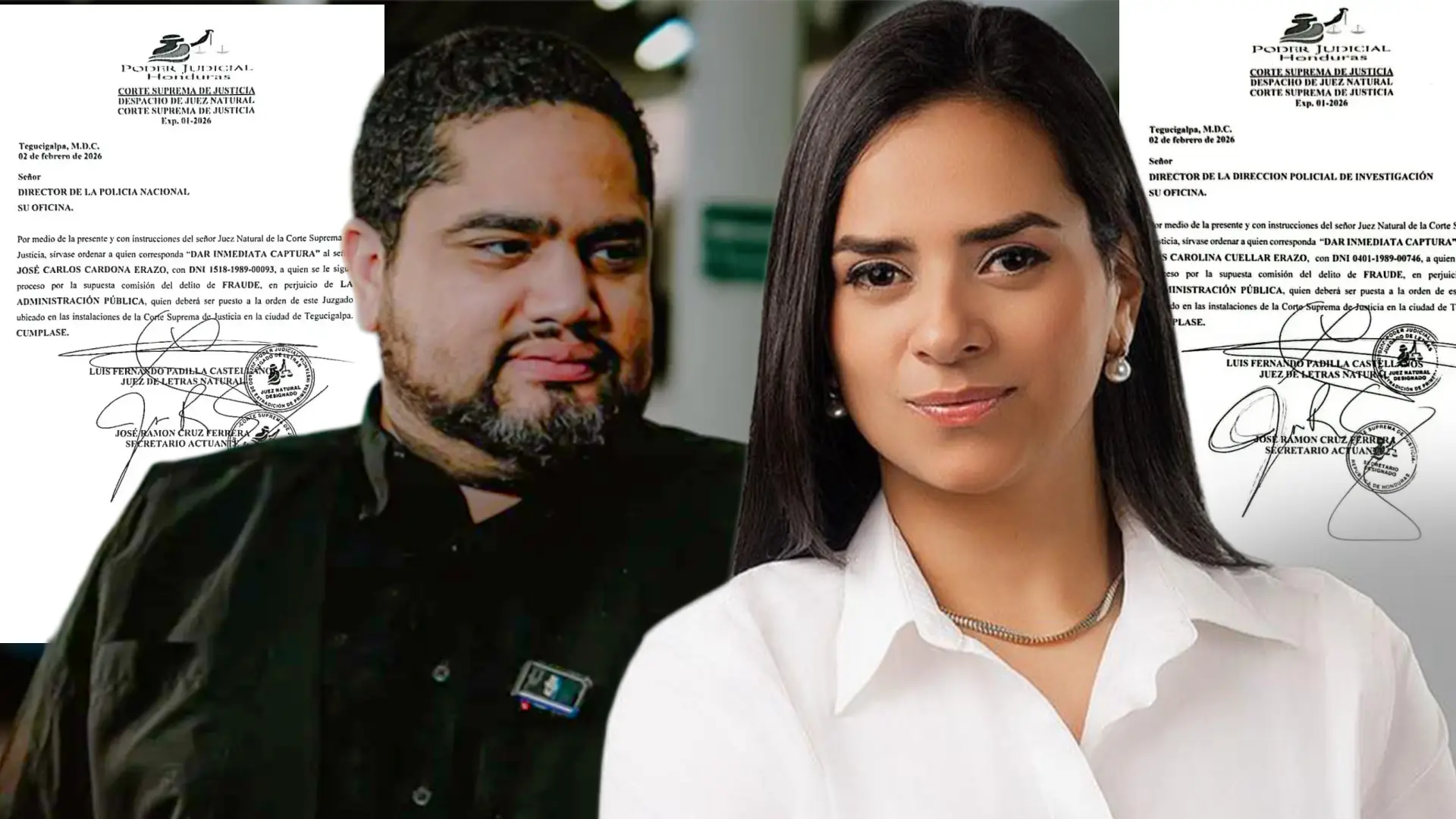Orden de captura y requerimiento fiscal contra Isis Cuéllar y José ...